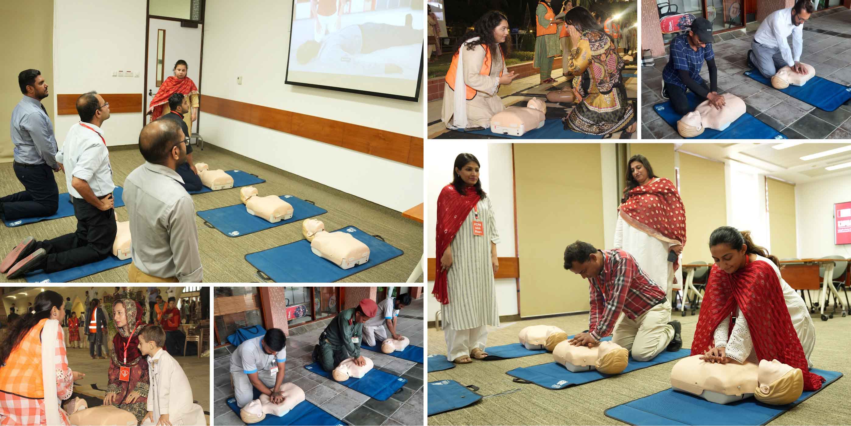 Building a community of lifesavers: 450 trained in hands-only CPR during CPR month | The Aga ...